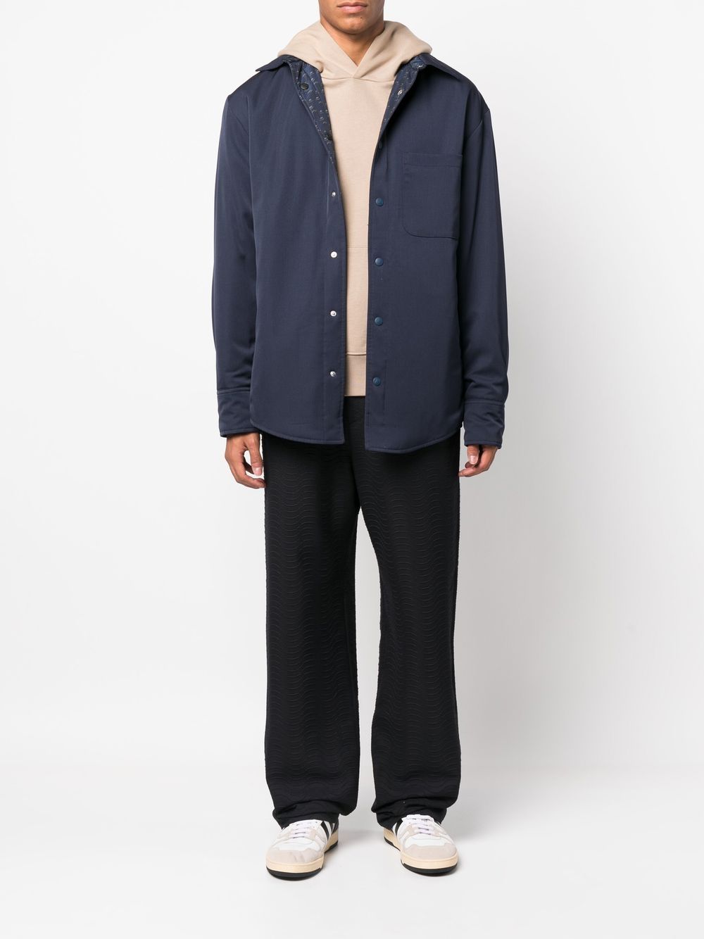 LANVIN virgin-wool shirt jacket