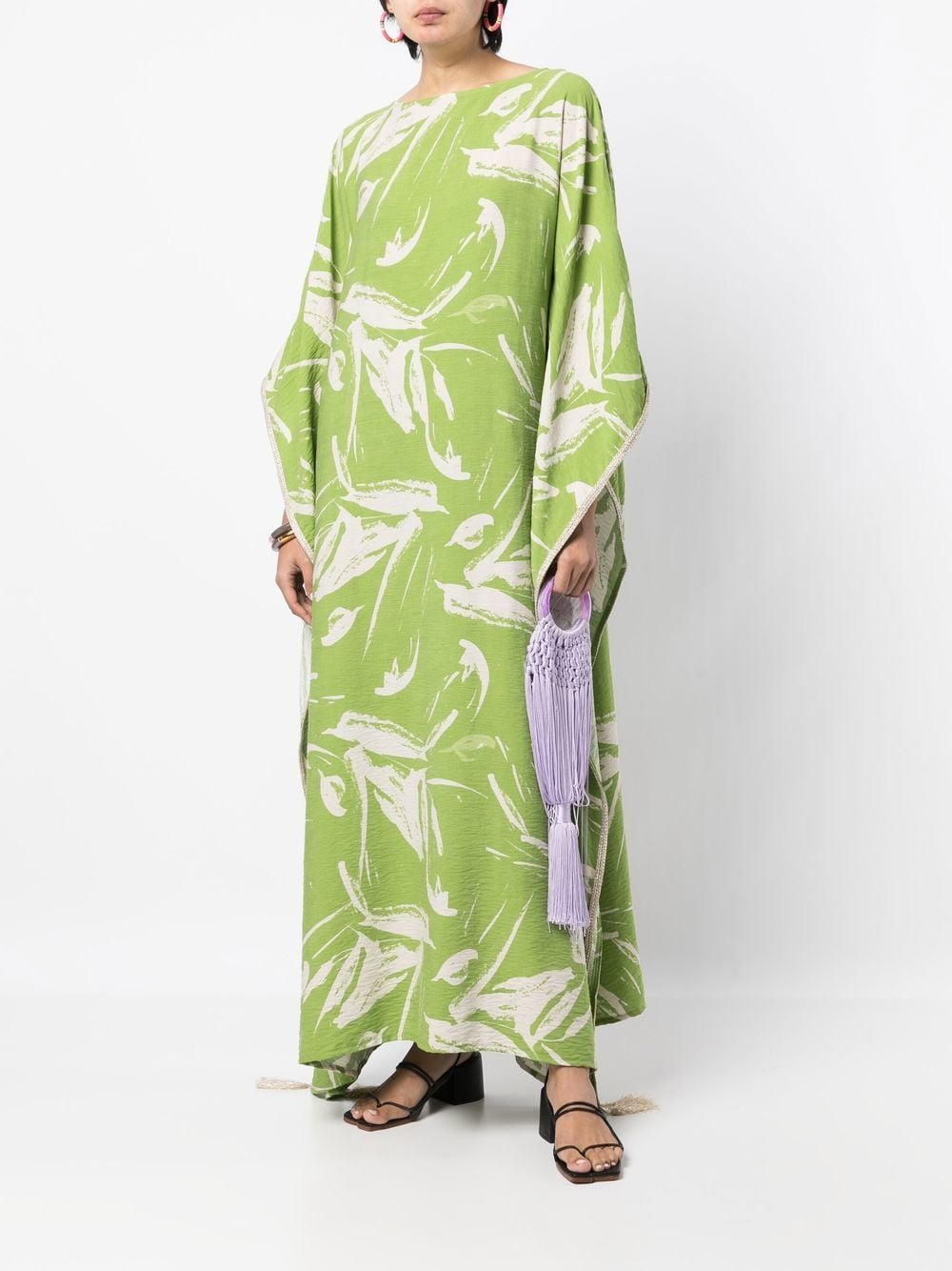 BAMBAH Bambah Abstract Print Kaftan Dress