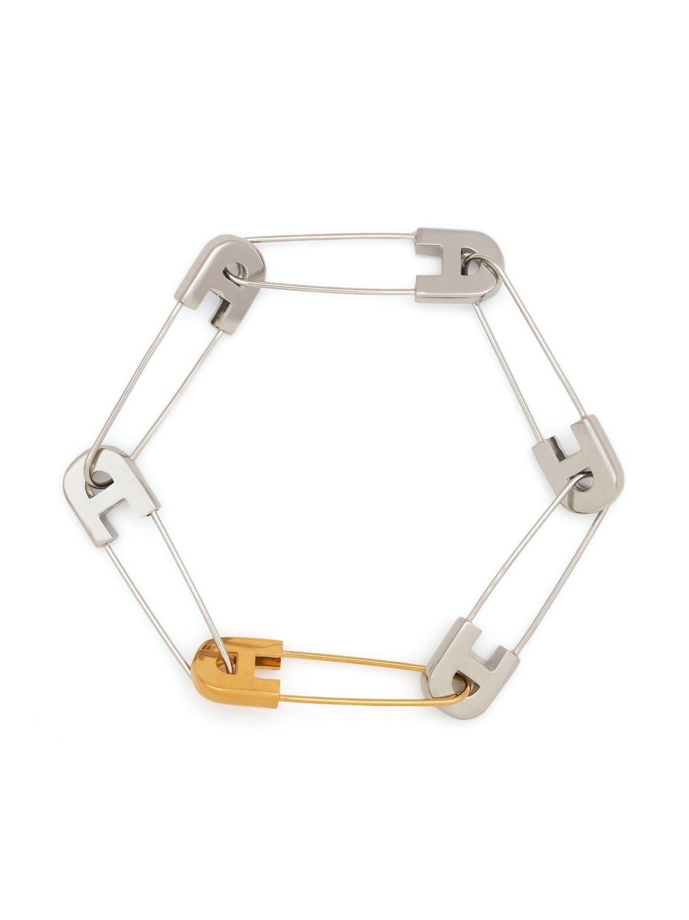 【希少】AMBUSH Small SAFETY Pin Bracelet Ambush A' Safety Pin Bracelet - Silver | Editorialist