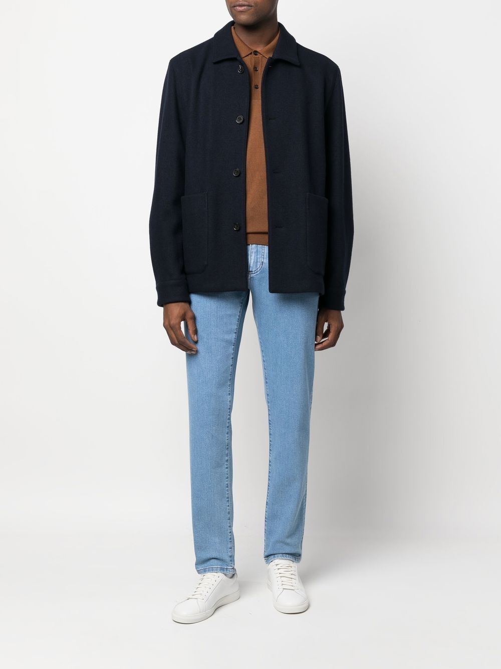 ZEGNA alpe chore button-up shirt jacket
