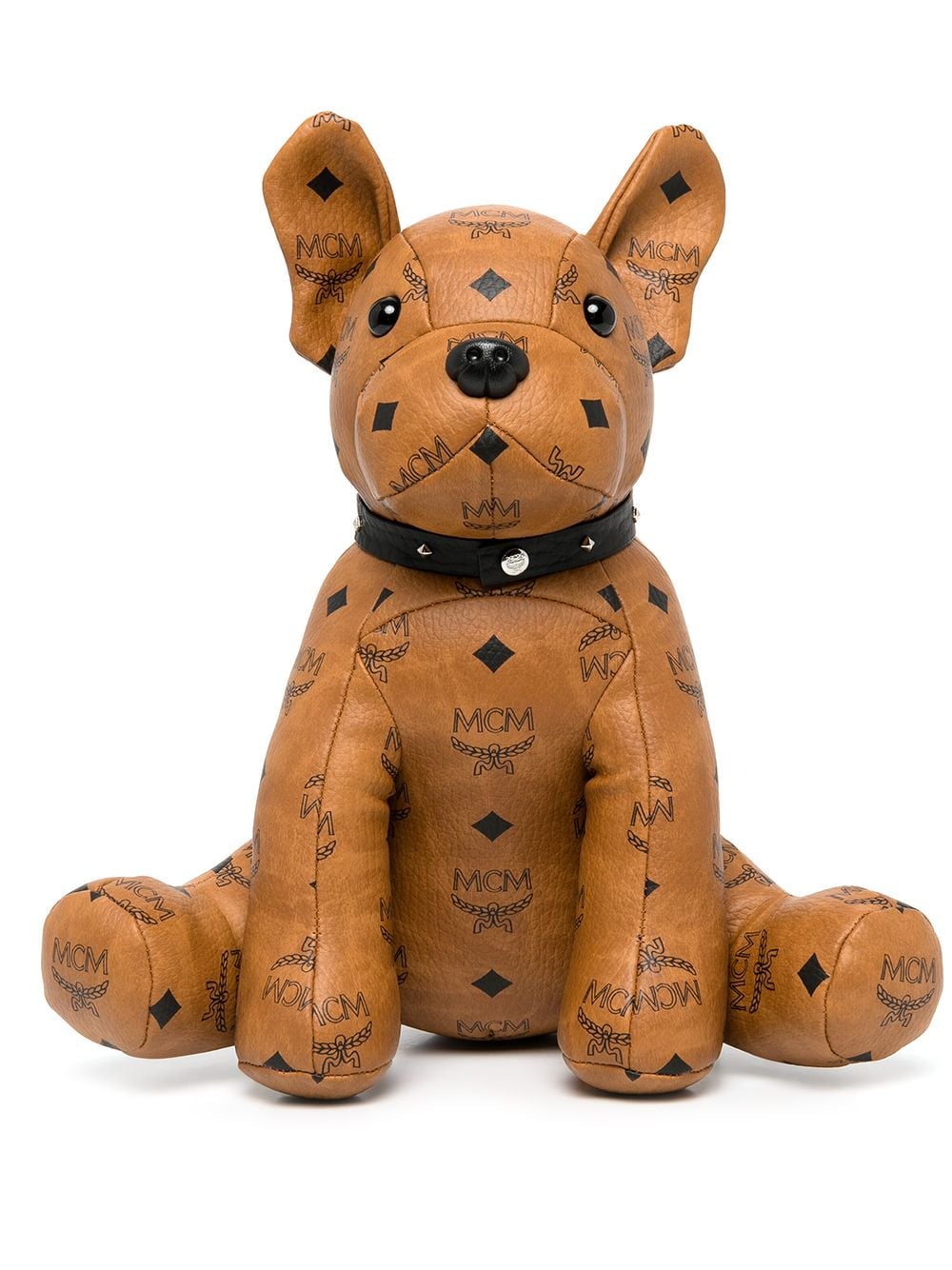 MCM 　ぬいぐるみ　レザー　犬　ブラウン　商品No.3 ブルドッグ　美品 Mcm M Pup Doll - Neutrals | Editorialist