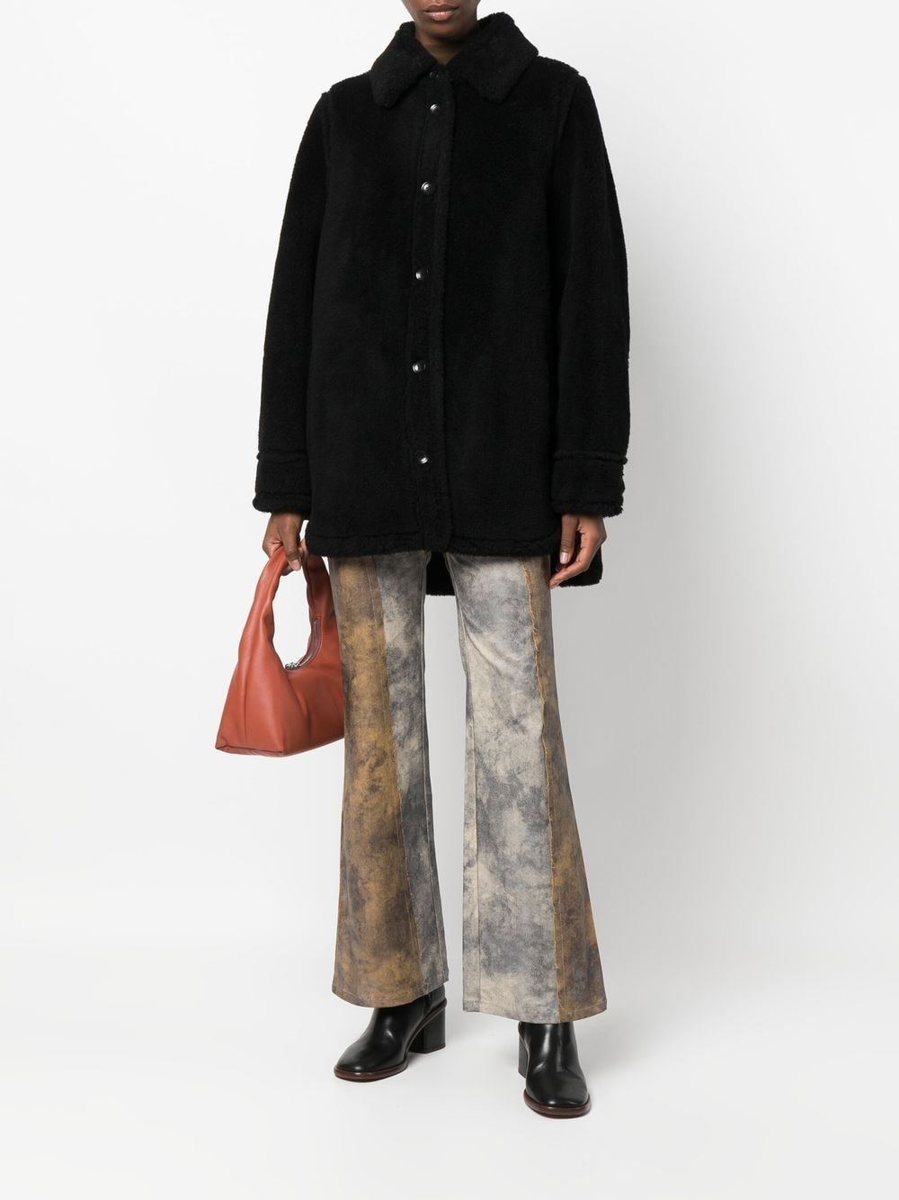 STAND STUDIO STAND STUDIO vernon single-breasted wool coat