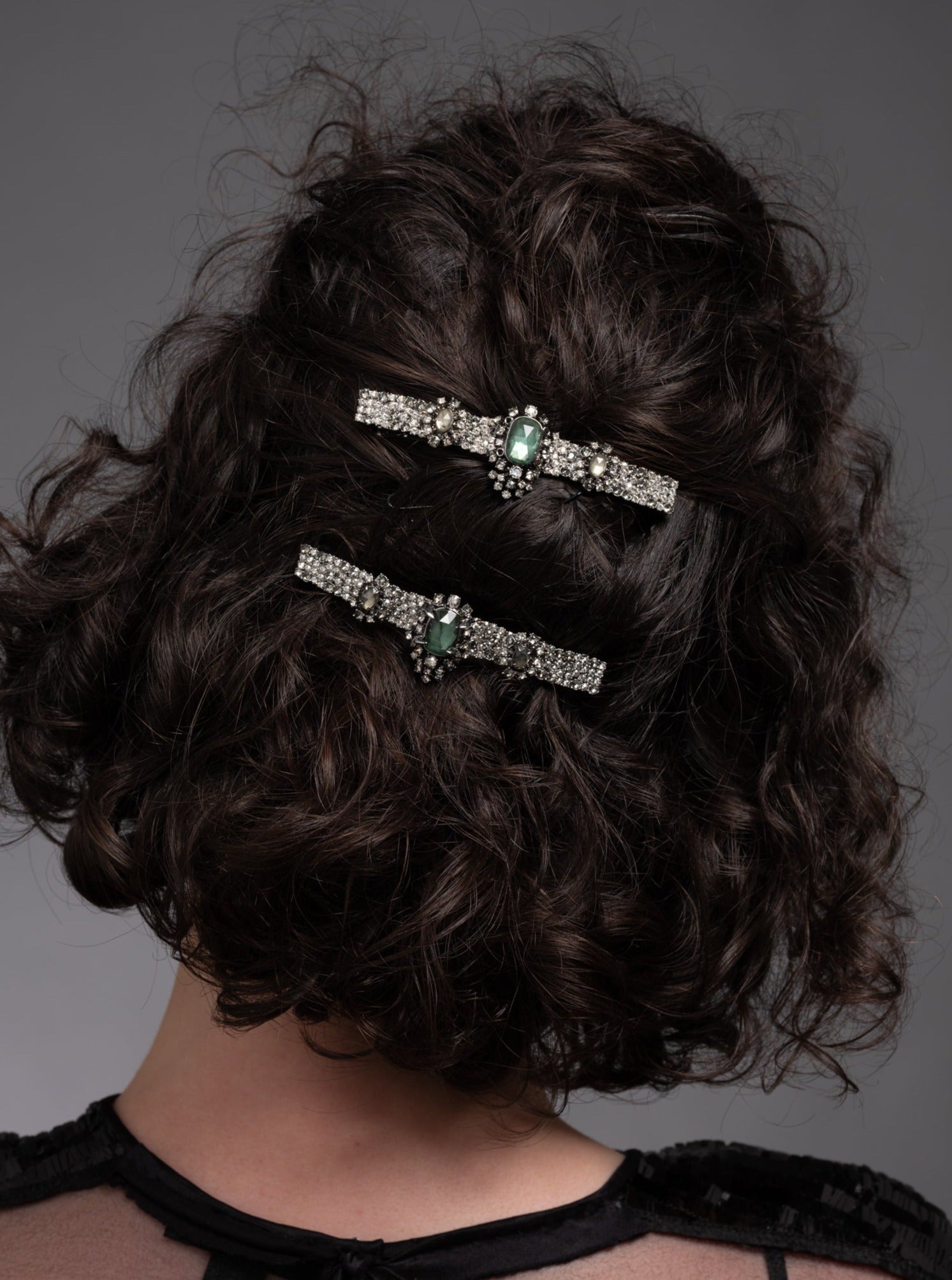 Alexis Bittar Punk Royale Large Barrette In Clear - 70% Off 