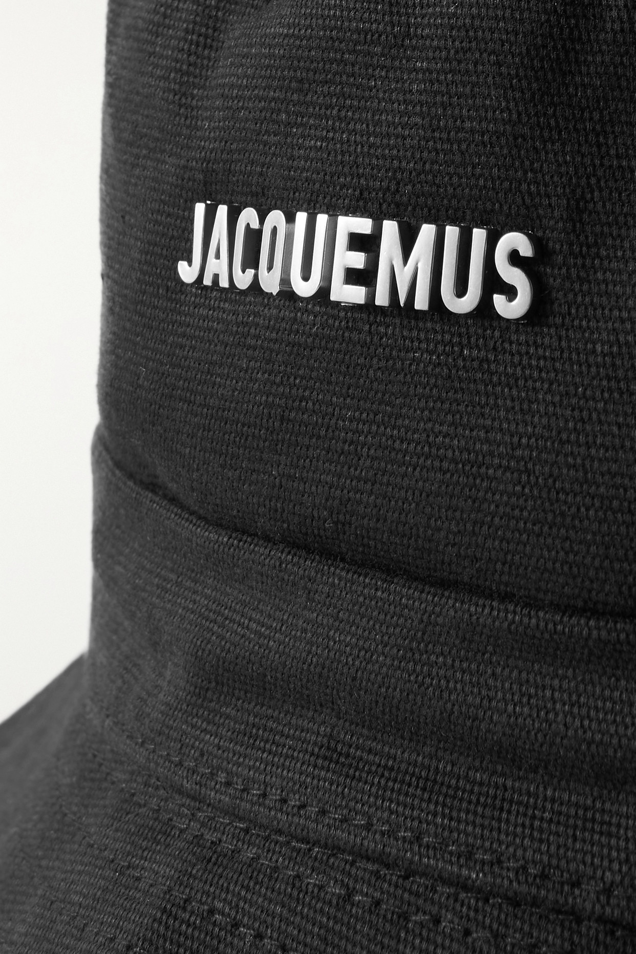 Jacquemus Le Bob Embellished Bucket Hat - Black | Editorialist display picture 1