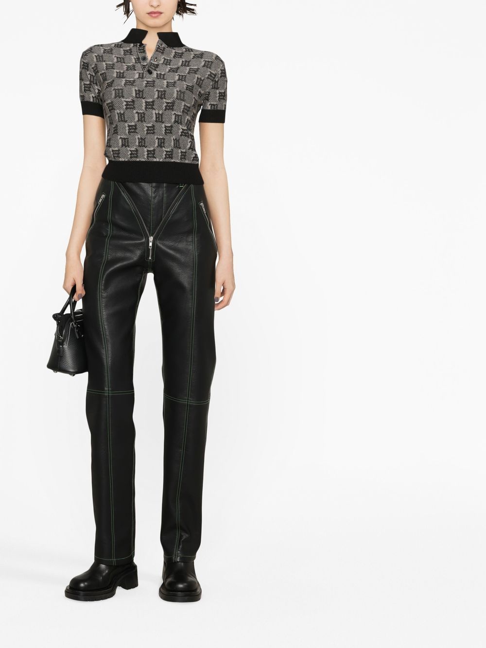 MISBHV MISBHV Monogram-Pattern Top