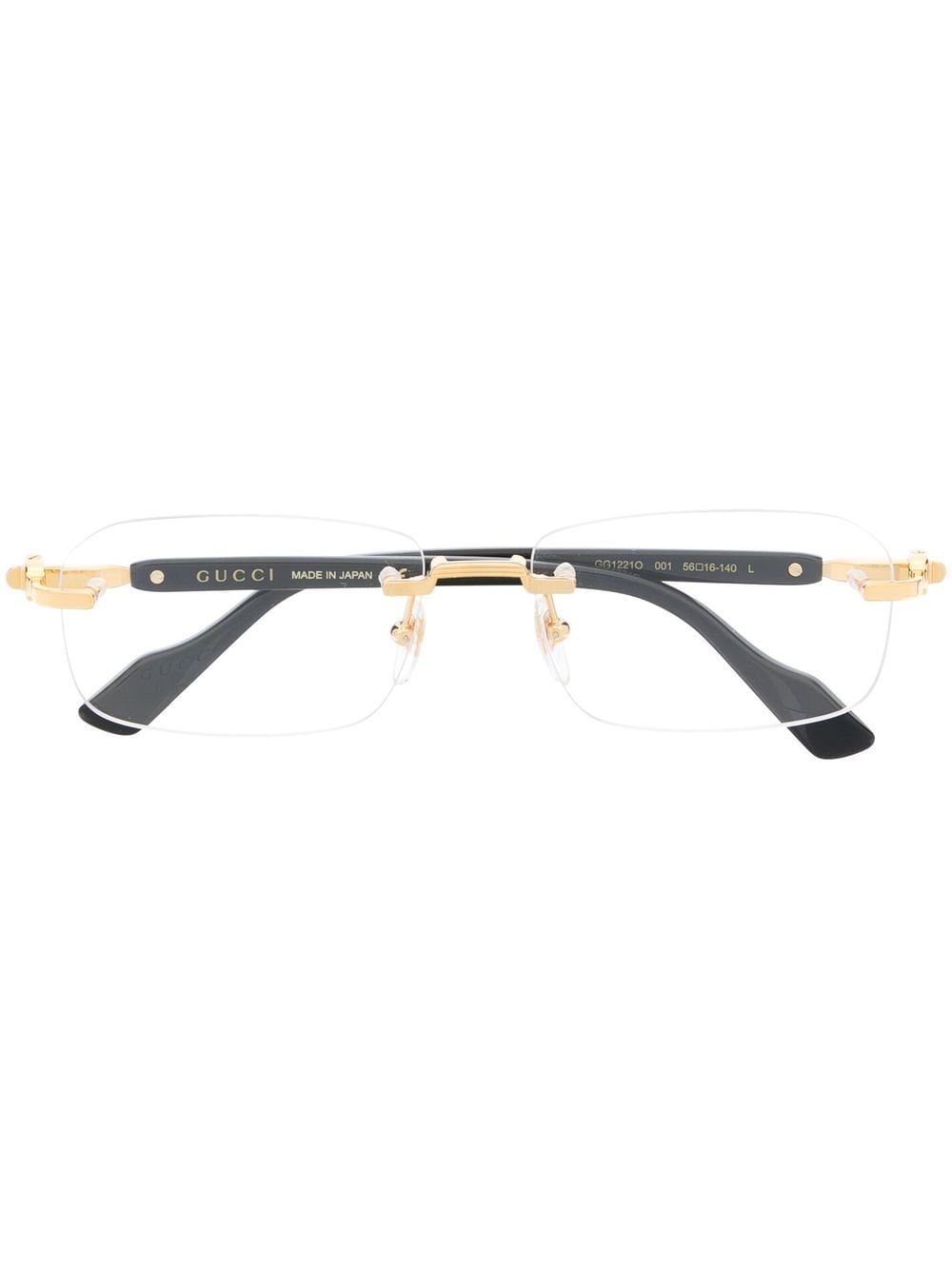 Gucci Gg1221o Glasses - Gold | Editorialist display picture 3