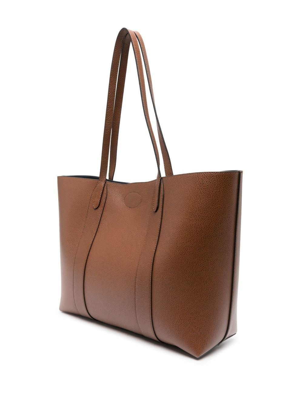 Mulberry Bayswater Grained Leather Tote Bag - Brown | Editorialist