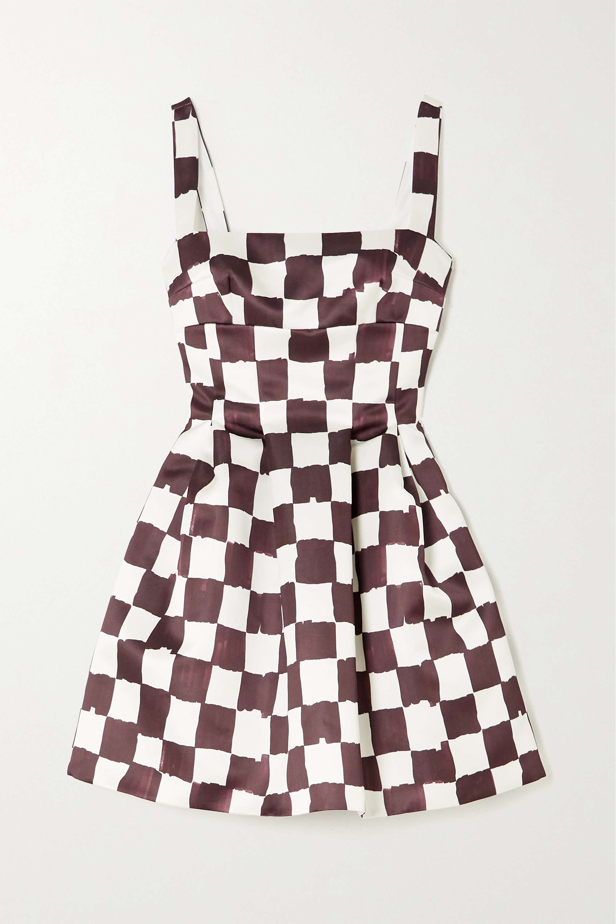 emilia wickstead salma duchesse-satin mini dress Emilia Wickstead Salma Duchess Satin Structured Hip Dress
