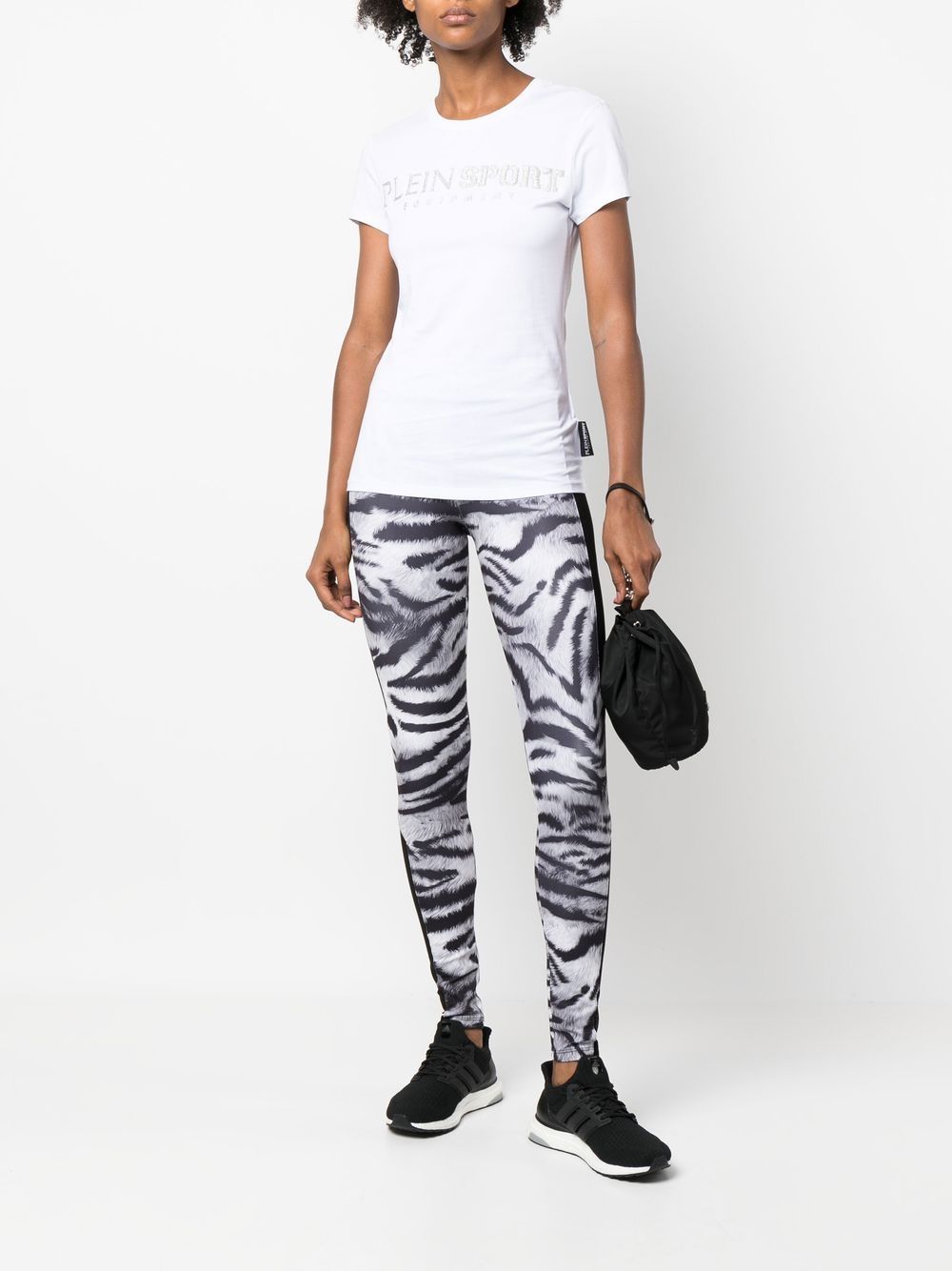 PLEIN SPORT tiger high-waist leggings