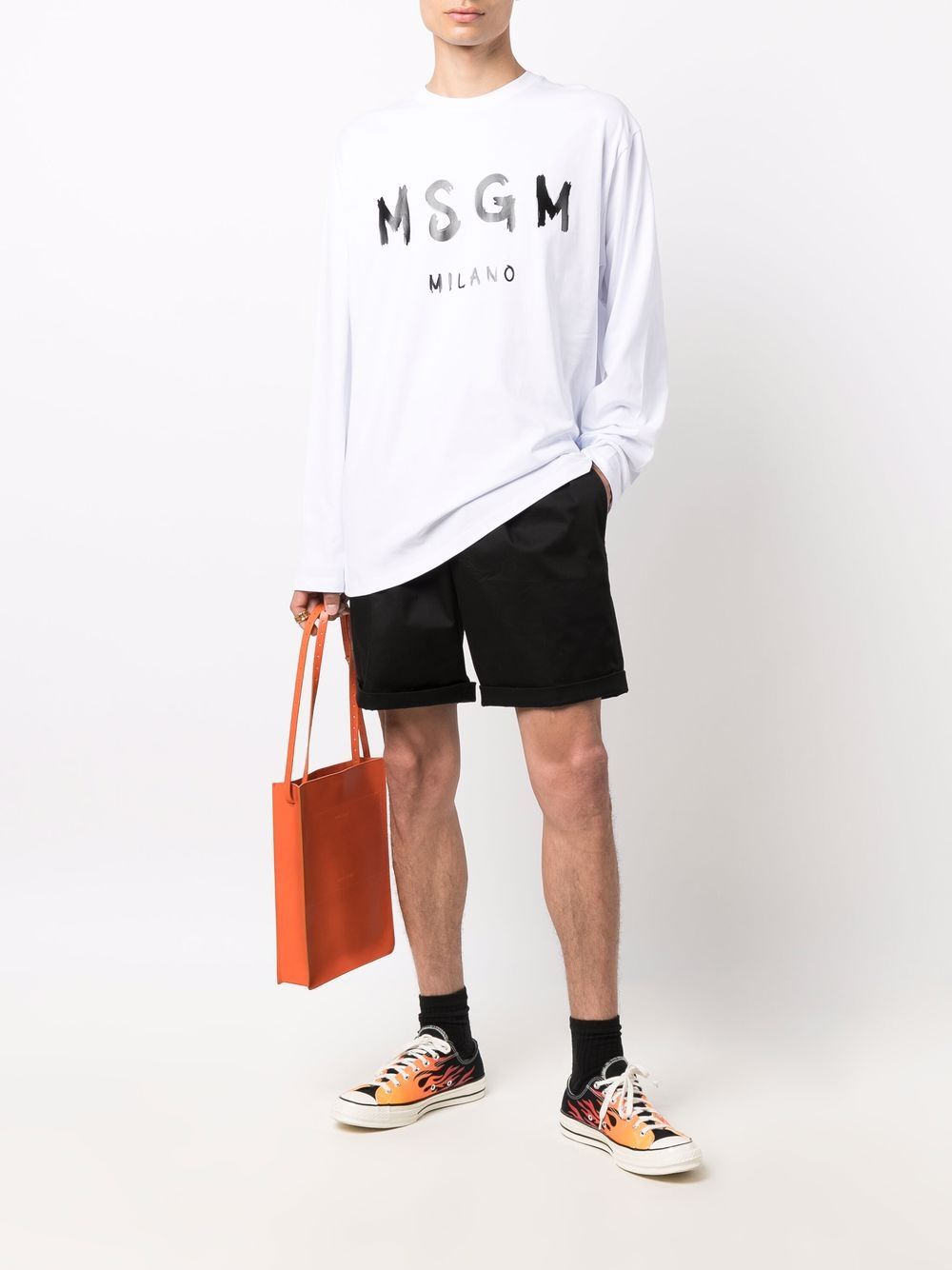 MSGM logo long-sleeve t-shirt