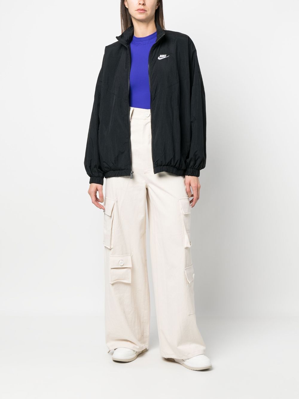 NIKE Embroidered Logo Zip Jacket