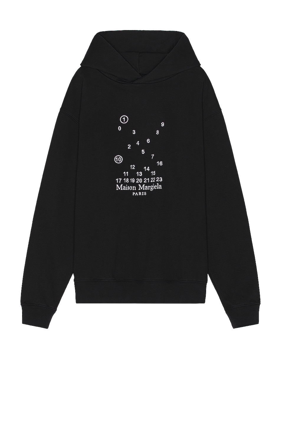 Maison Margiela Hooded Sweatshirt - Black | Editorialist