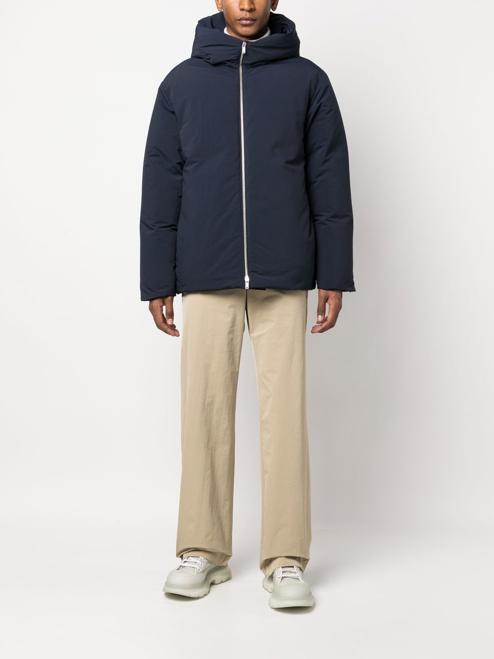 JIL SANDER Jil Sander hooded padded jacket