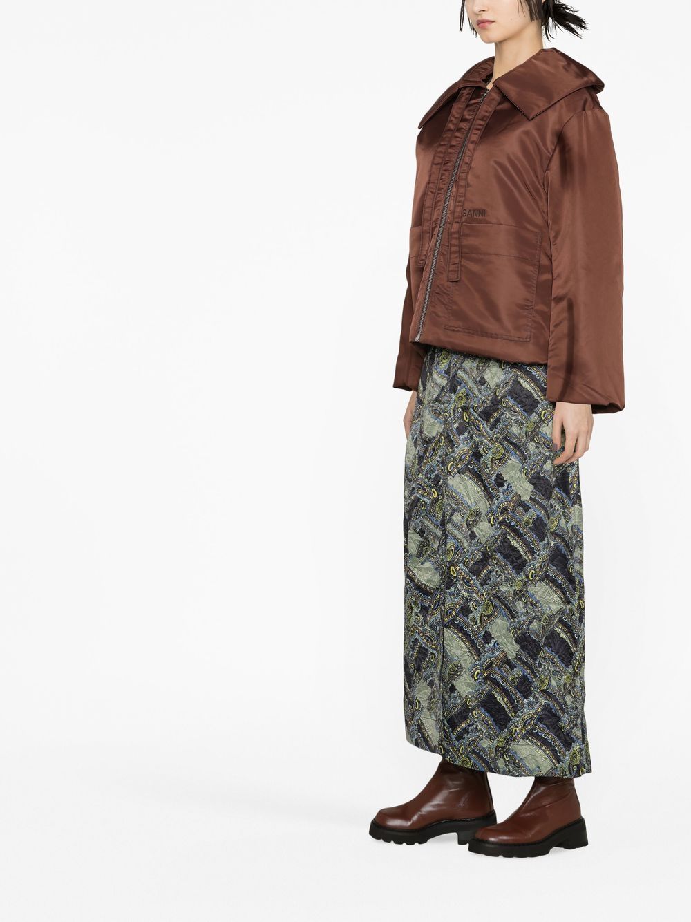GANNI Oversized Collar Jacket