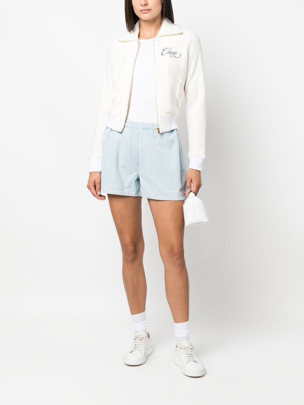 CASABLANCA Casablanca Embroidered-Logo Zip-Fastening Jacket