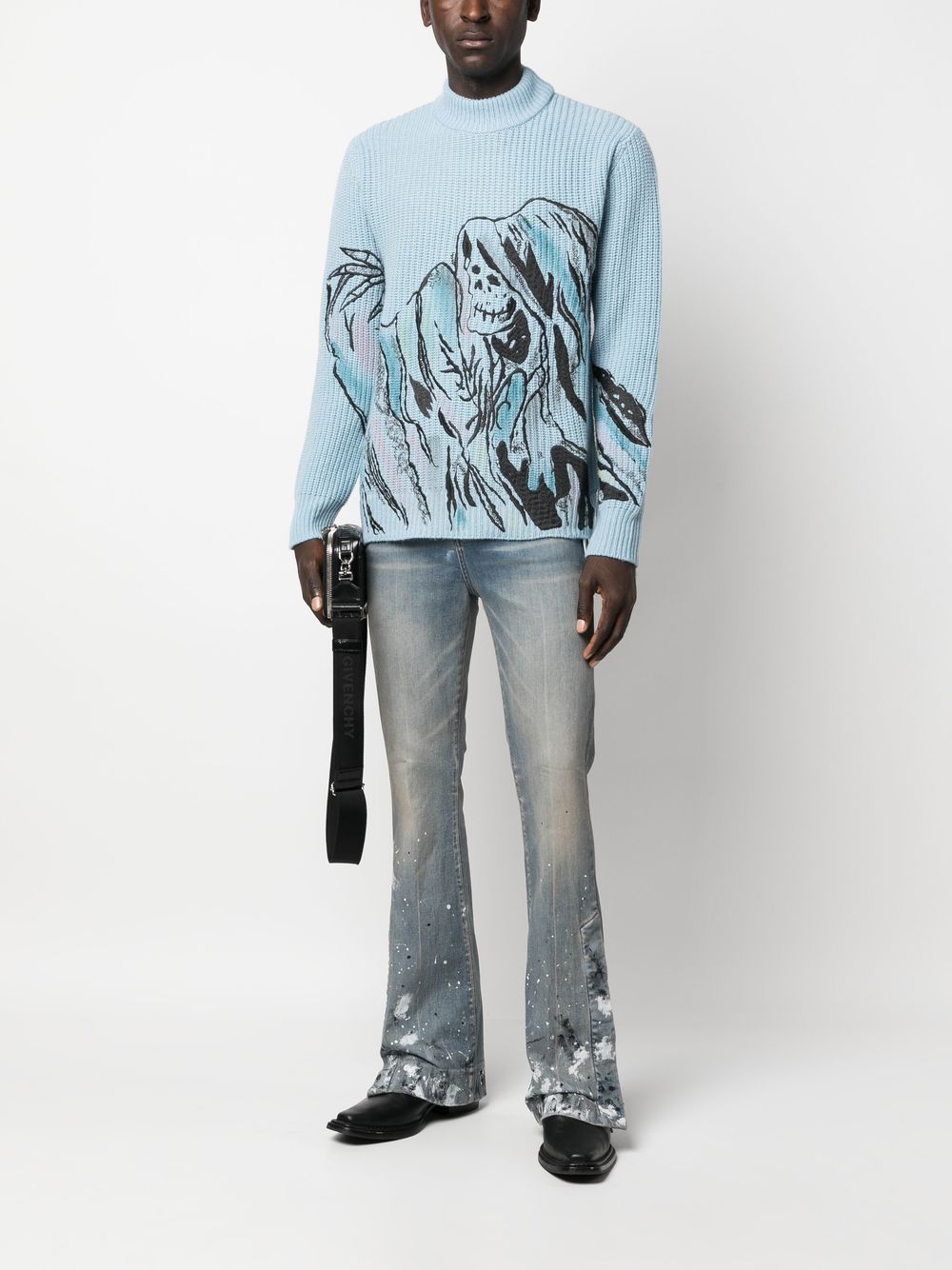 AMIRI Paint-Splatter Detail Jeans