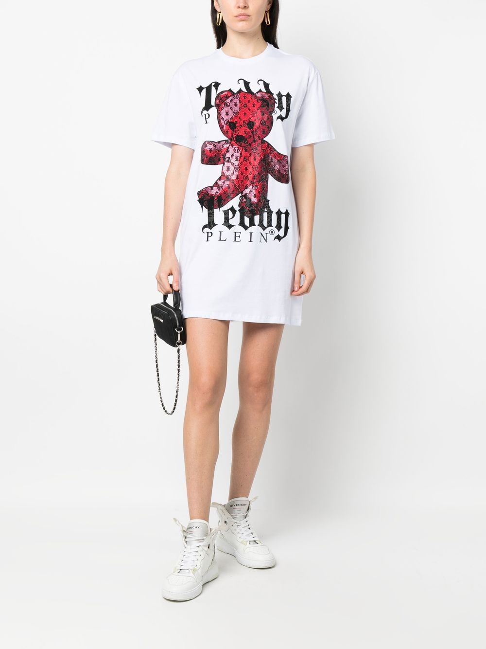 PHILIPP PLEIN Philipp Plein Teddy Bear T-Shirt Dress