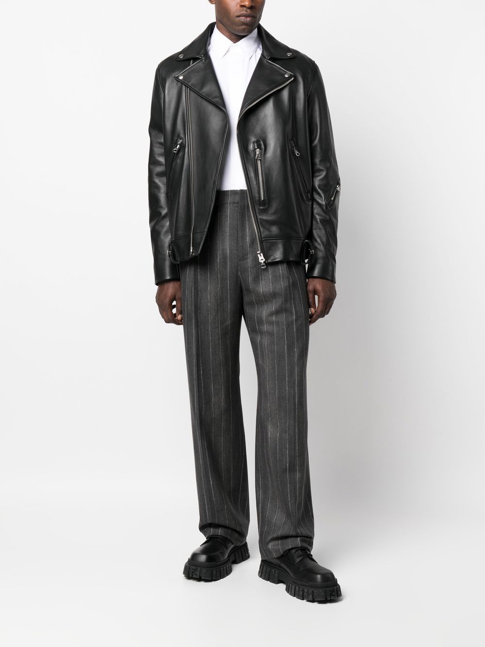 VERSACE Versace Striped Tailored Trousers