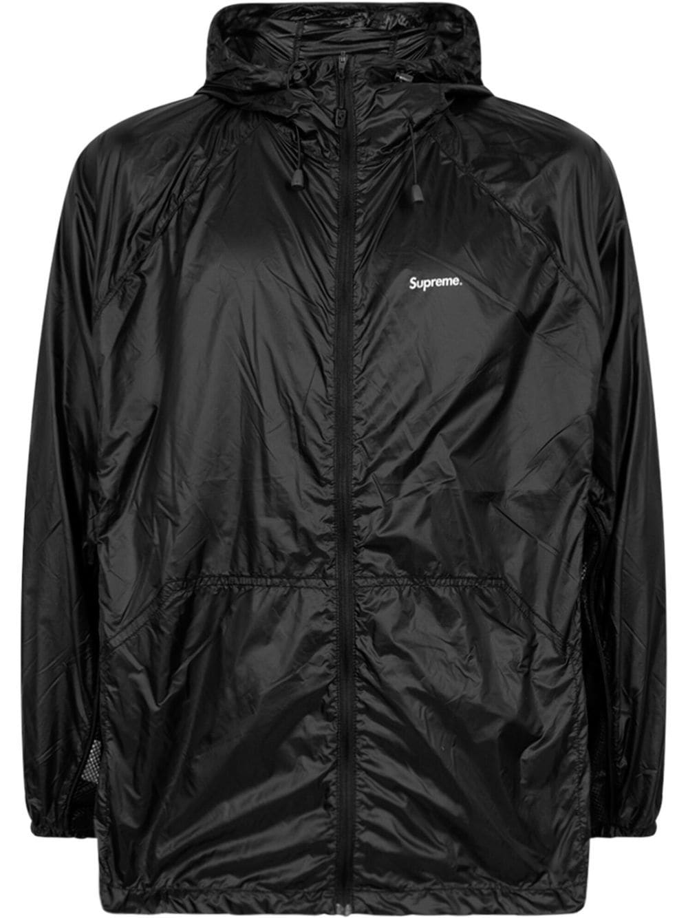 Supreme Ripstop Hooded Windbreaker Jacket - Black | Editorialist