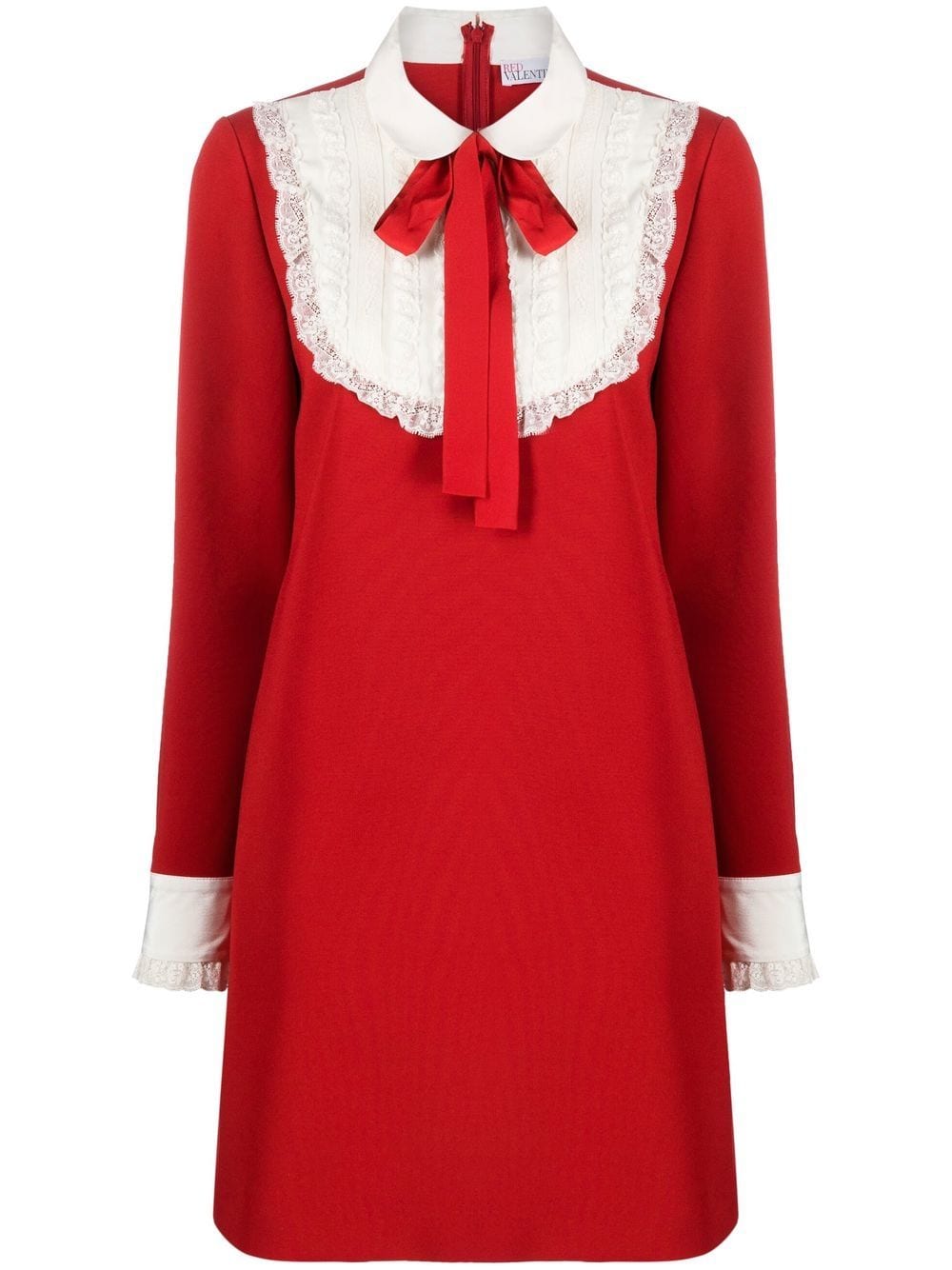 sabrina red dress lace collar The Chilling Adventures of Sabrina Red Dress Cosplay Halloween Costume, M