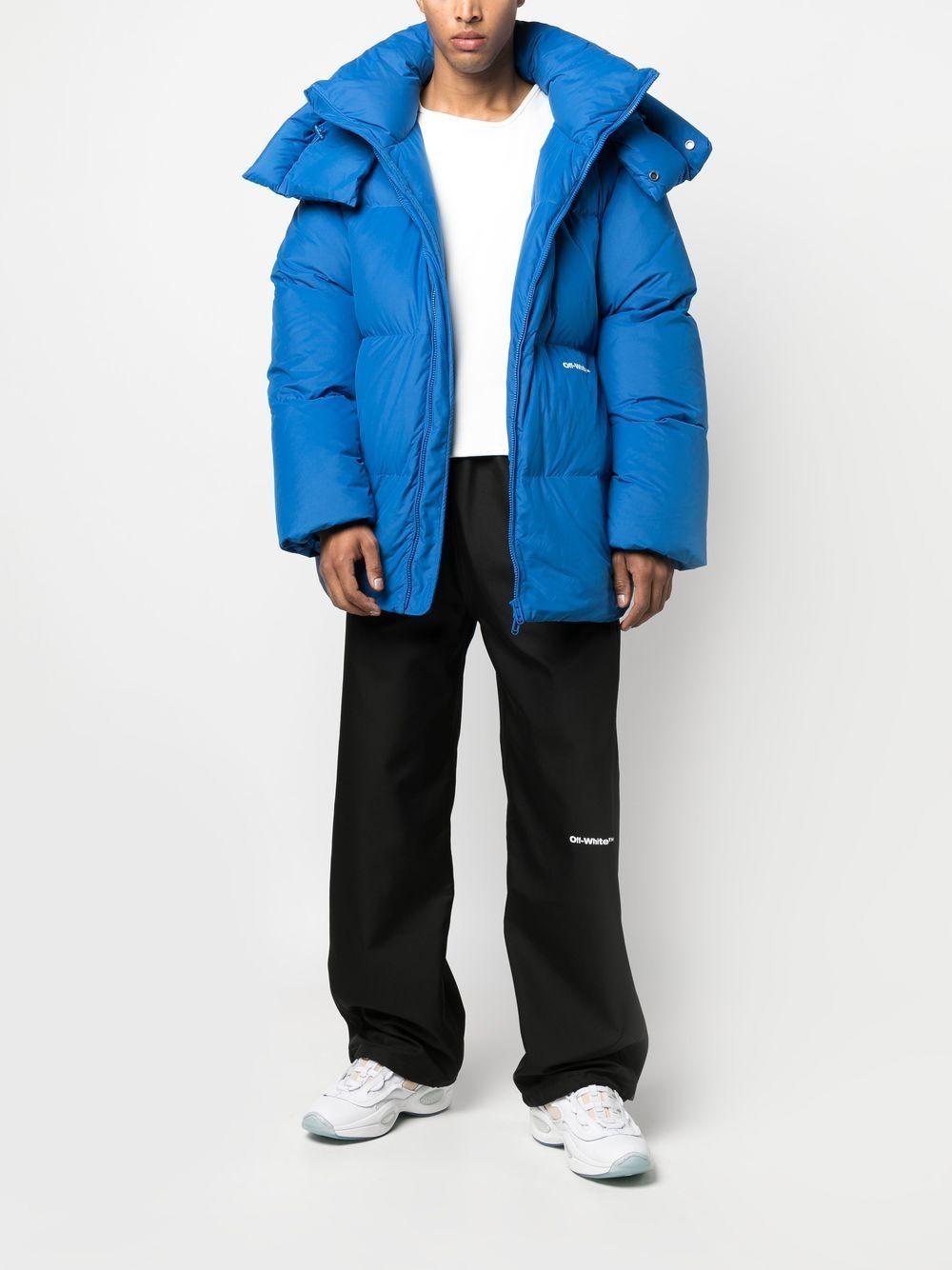 OFF-WHITE Logo-Print Padded Jacket