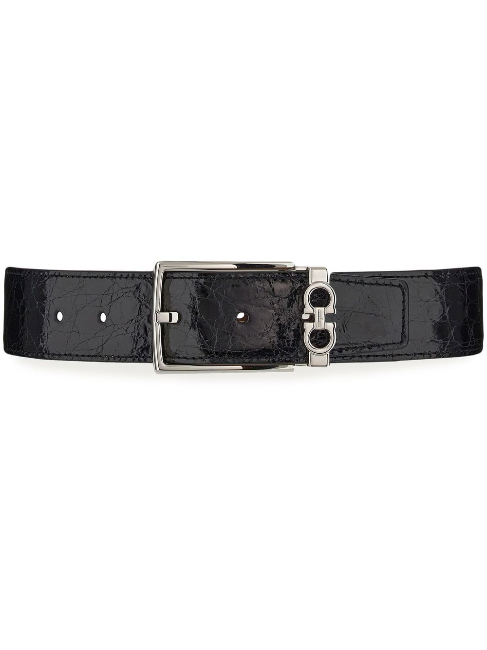 SALVATORE FERRAGAMO Ferragamo Leather Buckle Belt
