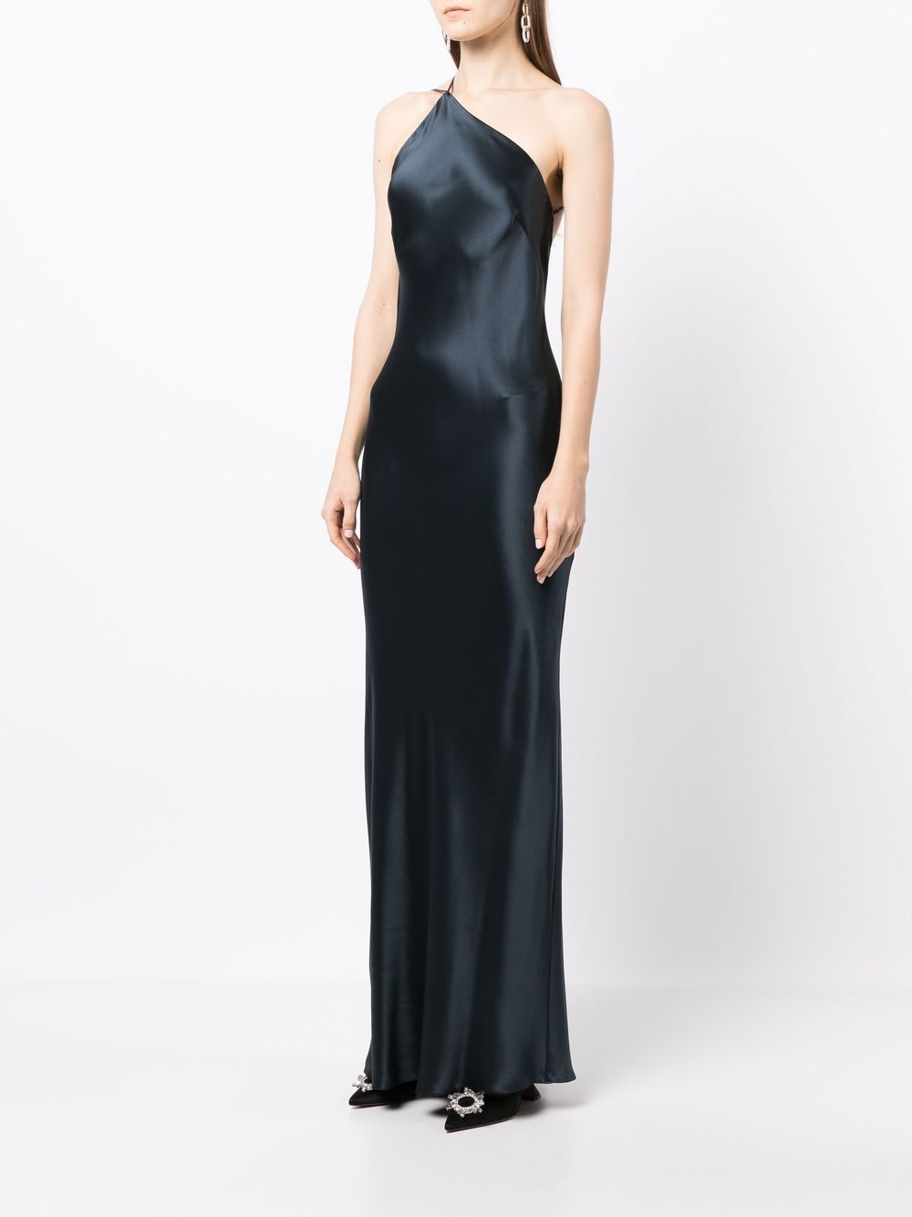 MICHELLE MASON Michelle Mason Single-Shoulder Maxi Dress