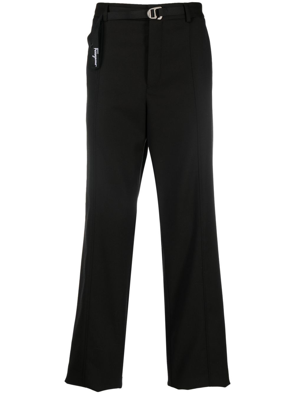 Kaptain Sunshine Gurkha Straight-Leg Belted Trousers In Black - 40