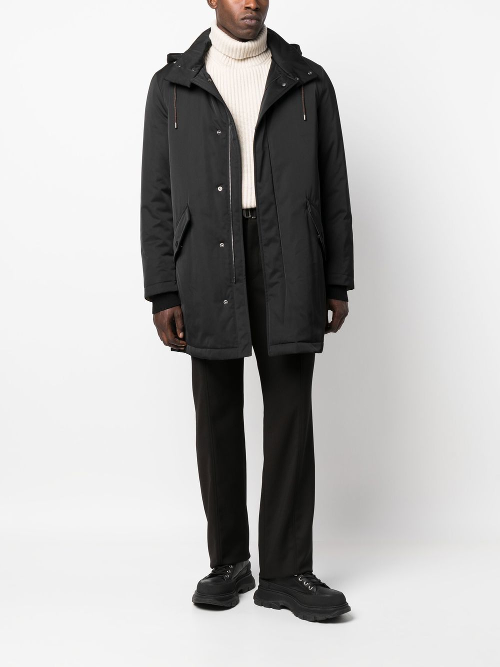 SALVATORE FERRAGAMO Straight-Leg Belted Trousers