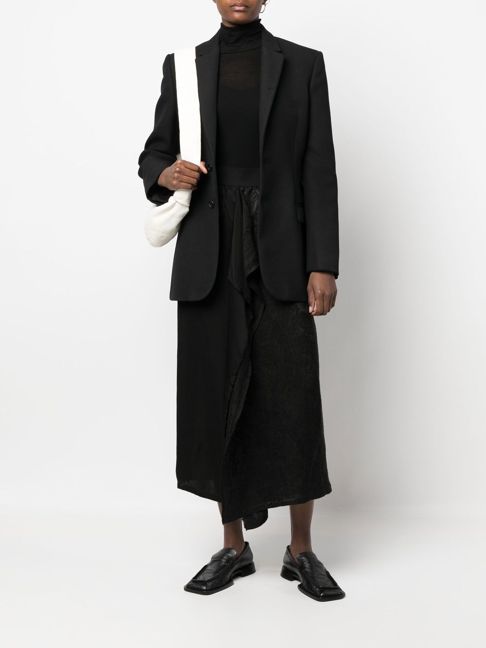 UMA WANG Uma Wang Jacquard Midi Skirt