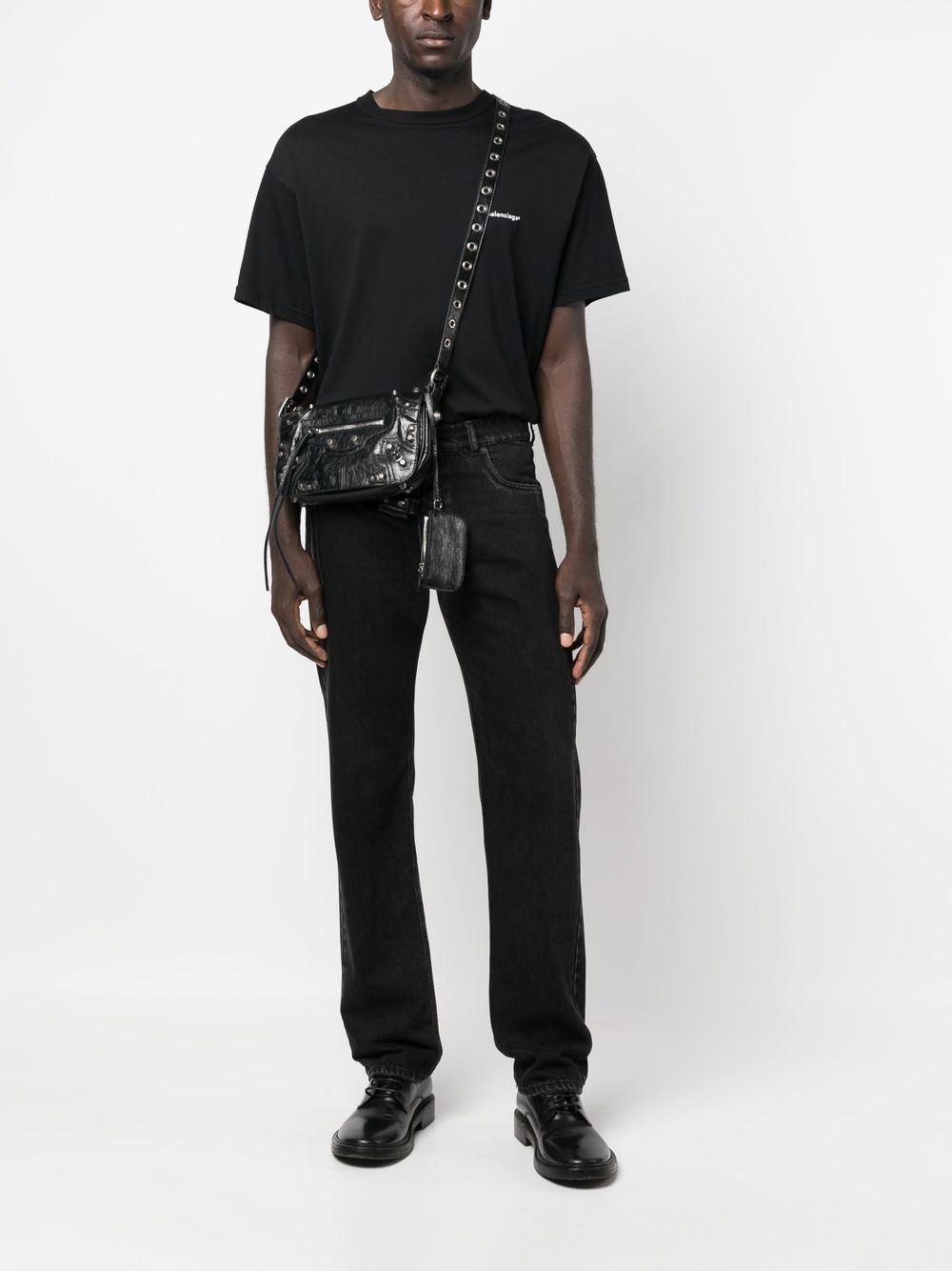 BALENCIAGA Le Cagole ブラックメッセンジャーバッグ Balenciaga Le Cagole Xs Messenger Bag - Black | Editorialist
