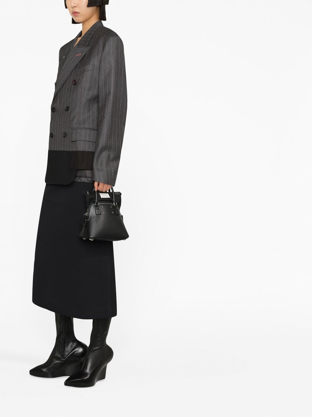 MAISON MARGIELA Maison Margiela Pinstriped Wool Blazer