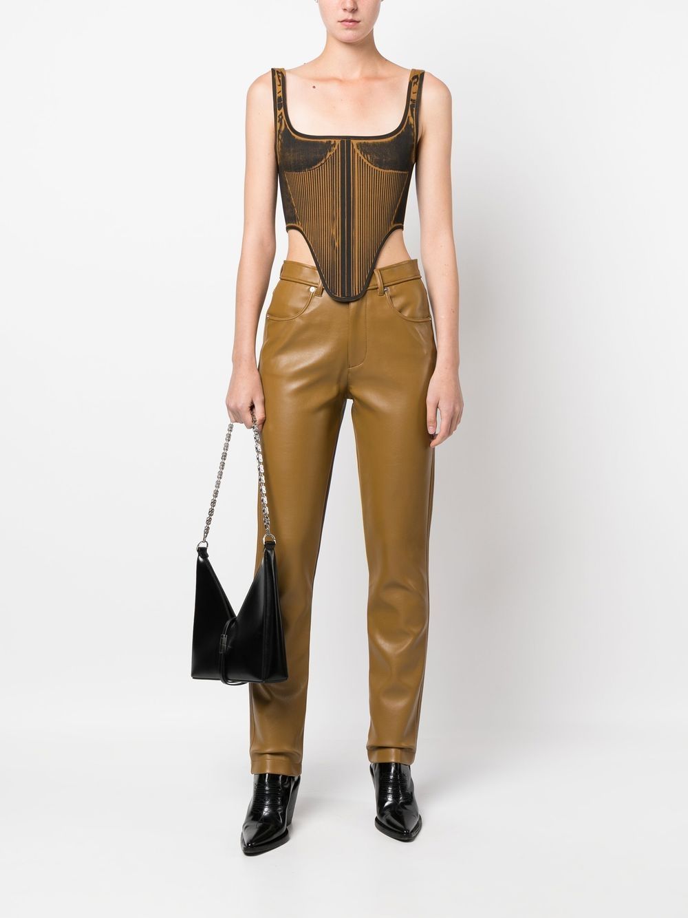DIESEL® Diesel Leather-Effect Trousers