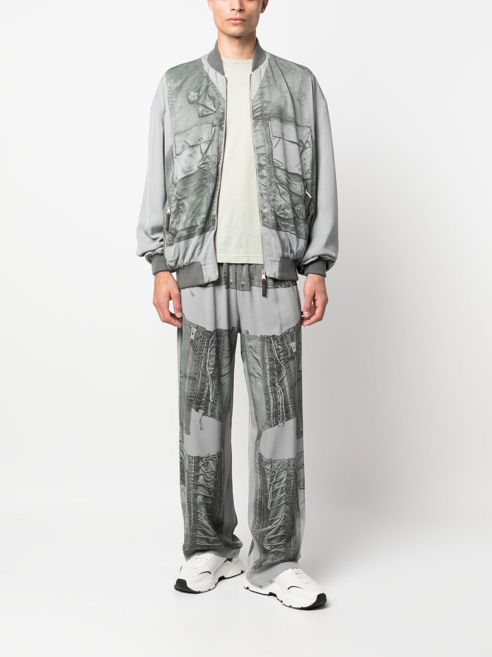 DIESEL® Diesel Lace-Up Print Trousers