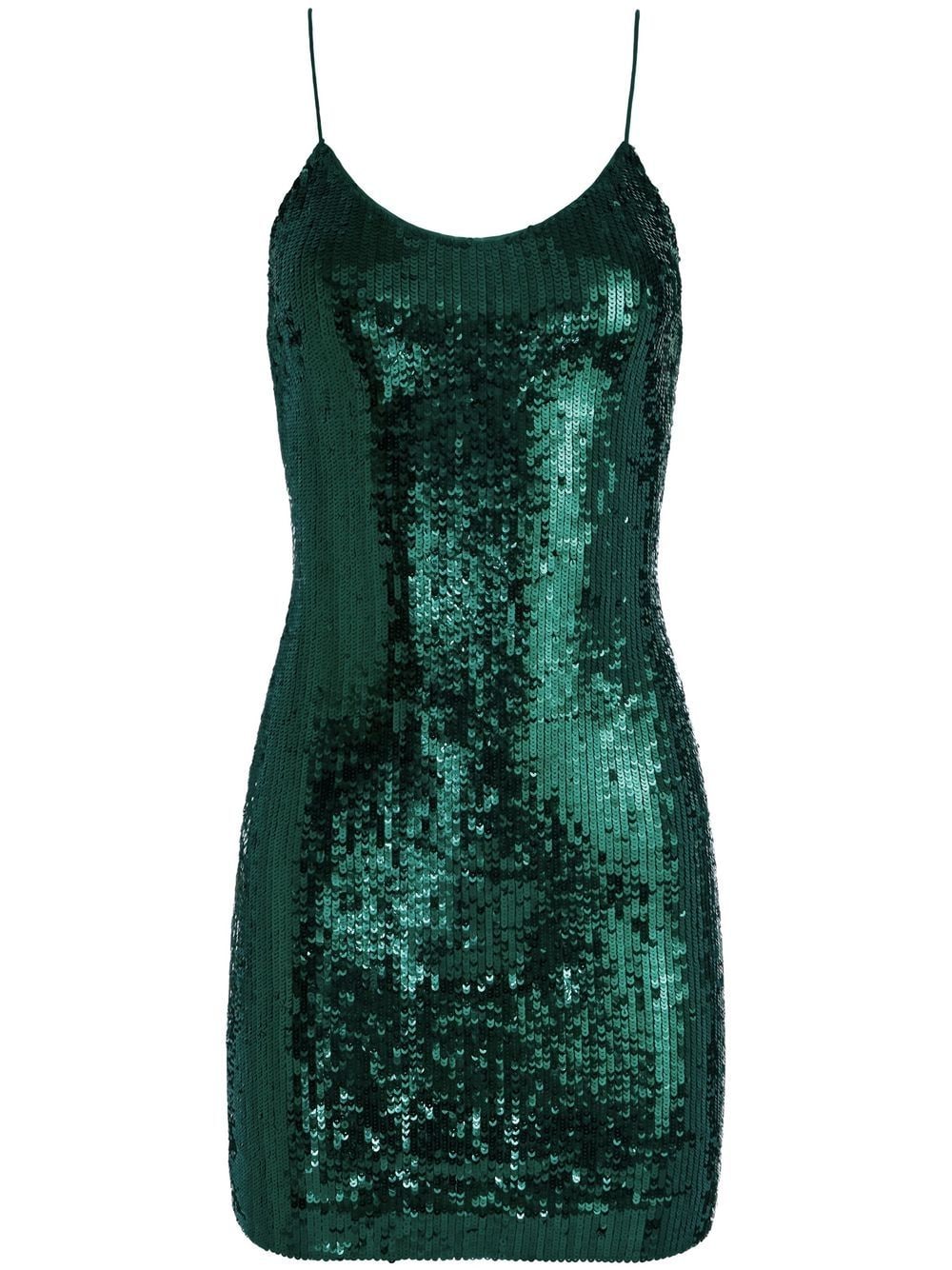 Alice + Olivia Nelle Sequin Mini Dress - Green Alice + Olivia Nelle Sequin Mini Dress - Green