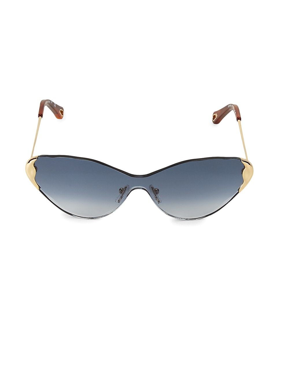 Chloe Curtis Cat Eye Shield 60mm Sunglasses MSRP $475 Chloe Cat Eye 60mm Curtis Shield Sunglasses | eBay main image 3