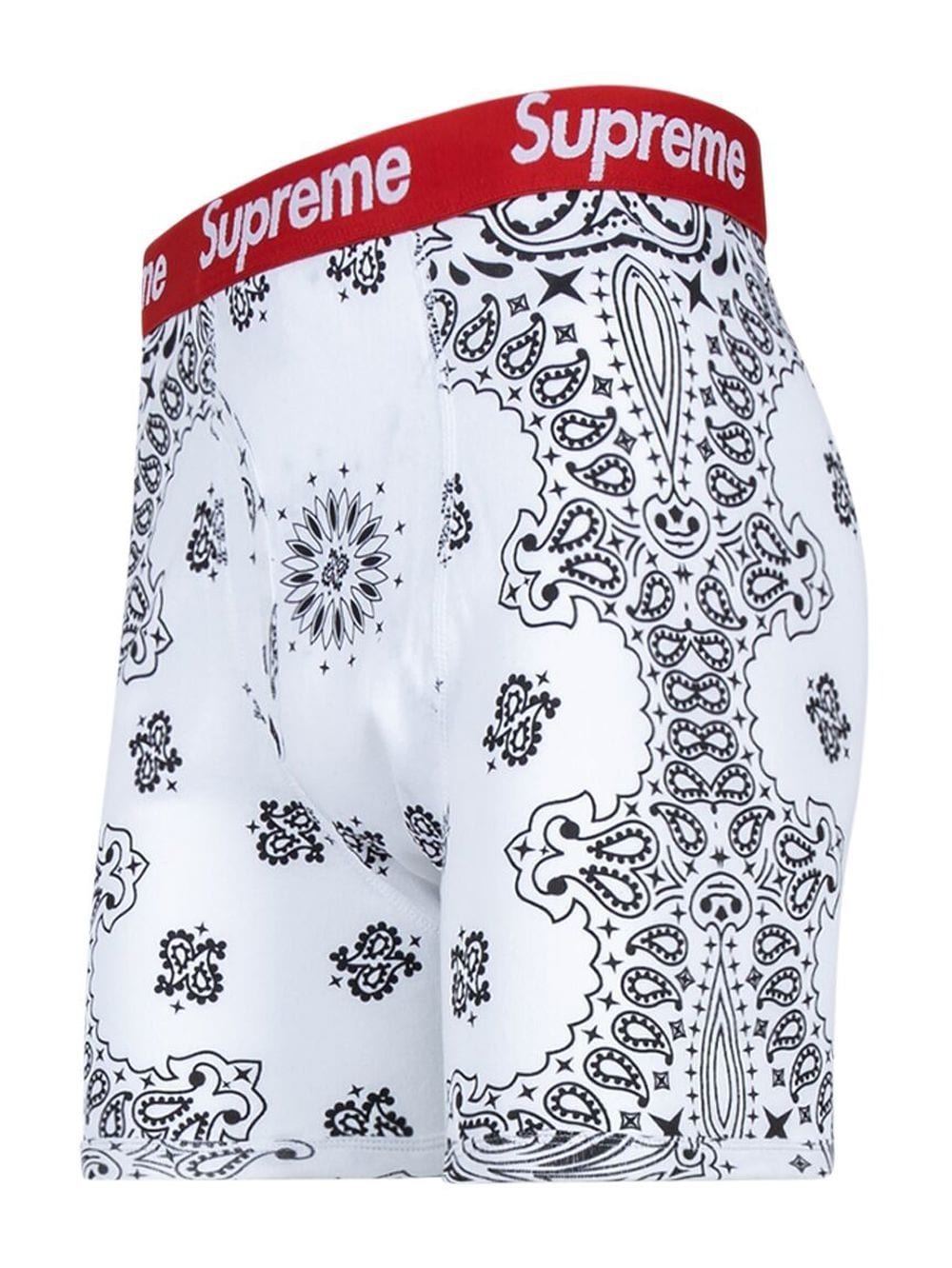 Supreme X Hanes Bandana Boxer Briefs - White | Editorialist