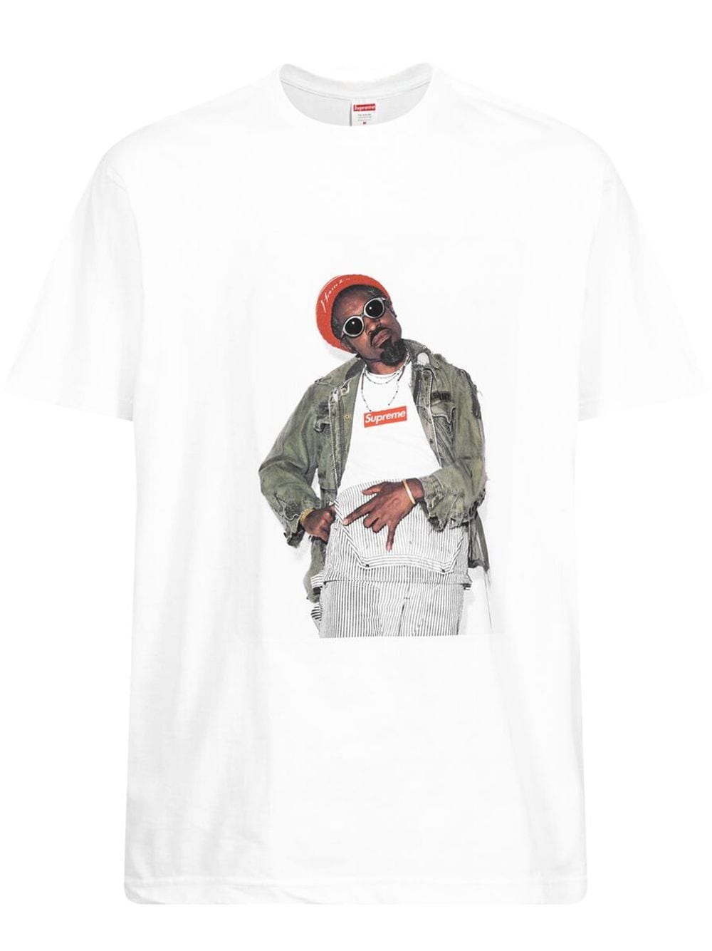 Andre 3000 Supreme Photo Supreme André 3000 Tee White