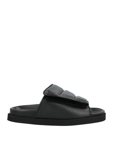 Gia Borghini Quilted Leather Slippers - Black - 45% Off  display picture 1