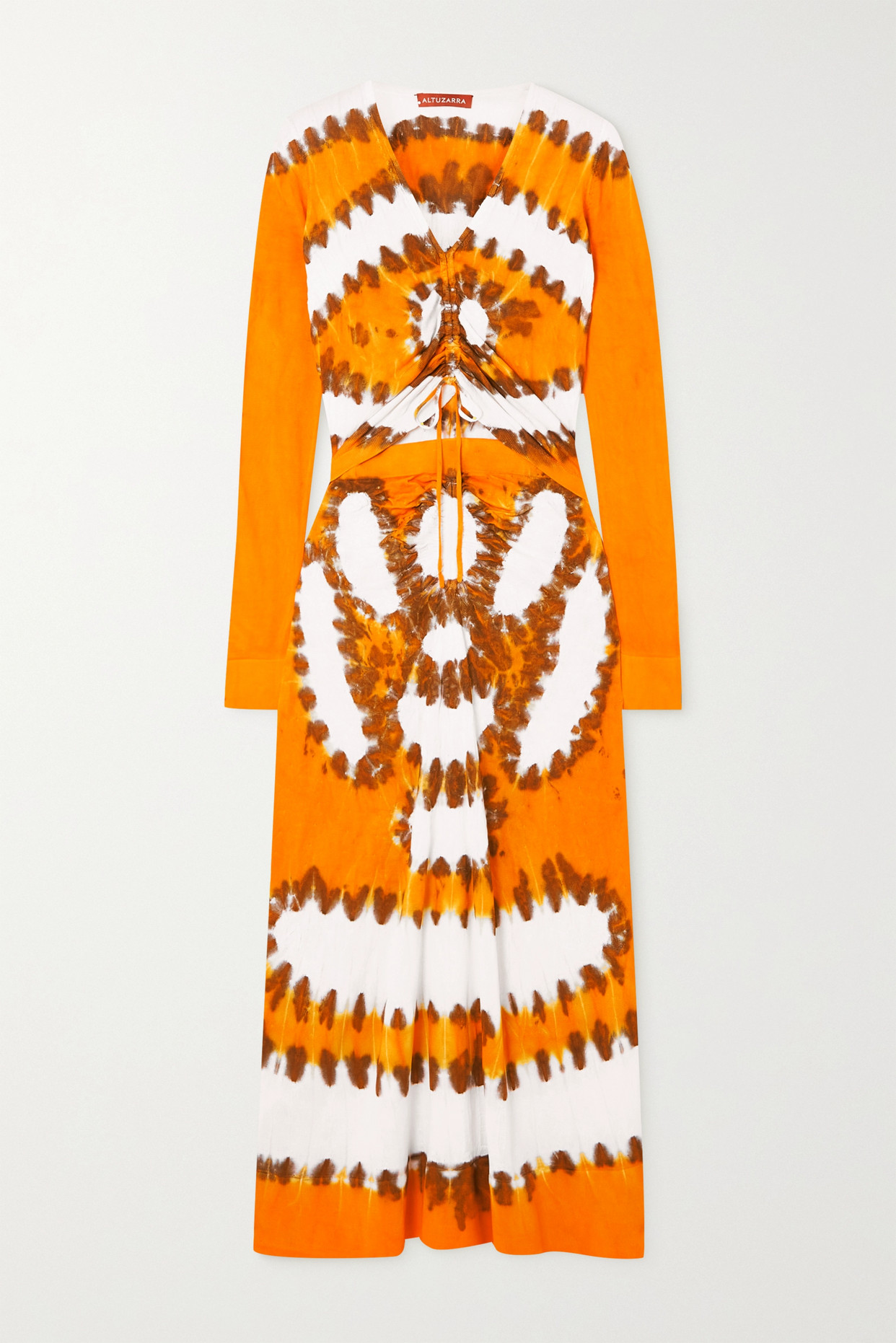ALTUZARRA Altuzarra Rilia Tie-Dyed Knitted Midi Dress