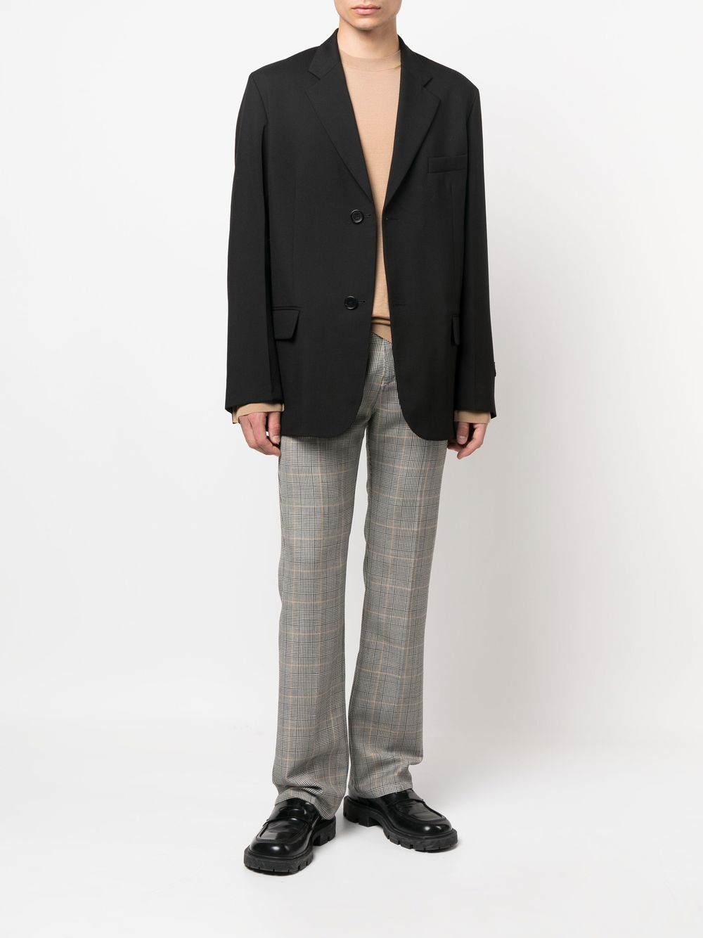 MARNI Marni Prince of Wales Straight Leg Trousers