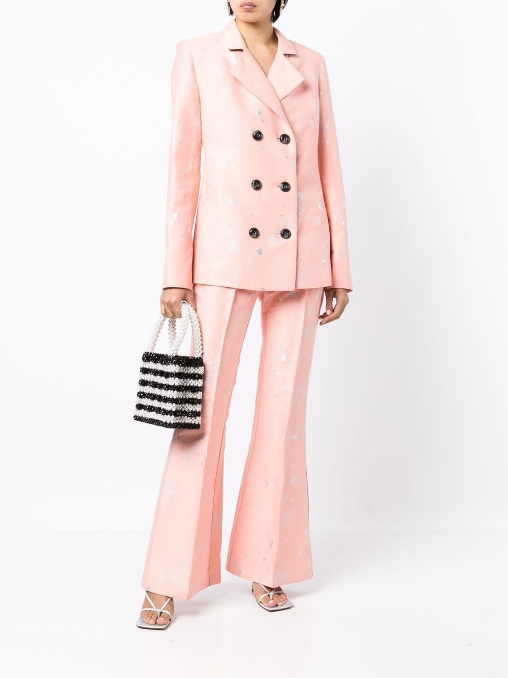 MACGRAW Stereotype Jacquard Double-Breasted Blazer