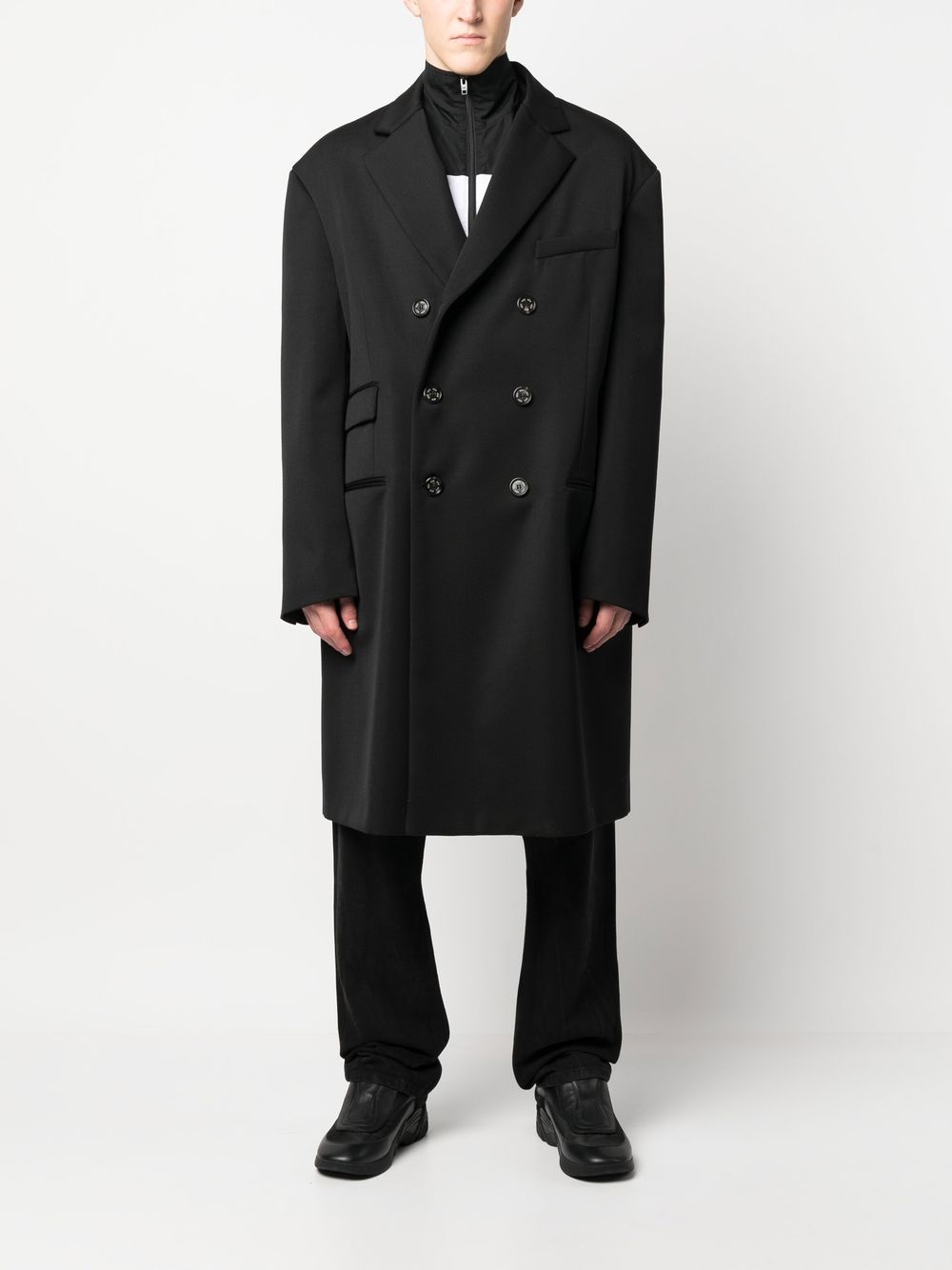 424 Double-Breasted Oversized Coat