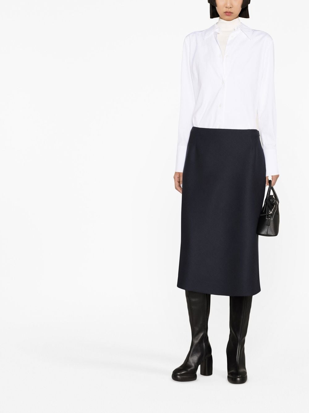 MAISON MARGIELA Maison Margiela A-Line Midi Skirt