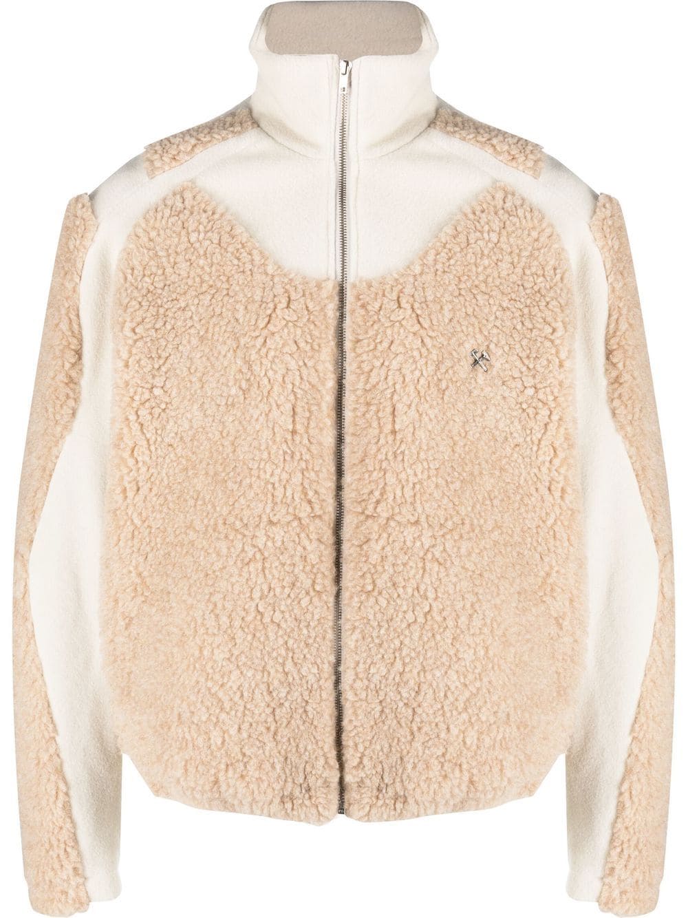 PALM ANGELS Palm Angels Two-Tone Hooded Track Jacket