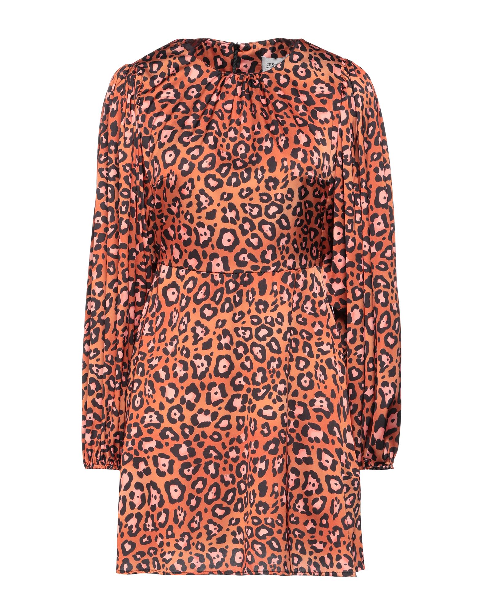 Berna Leopard-Print Mini Dress - Red