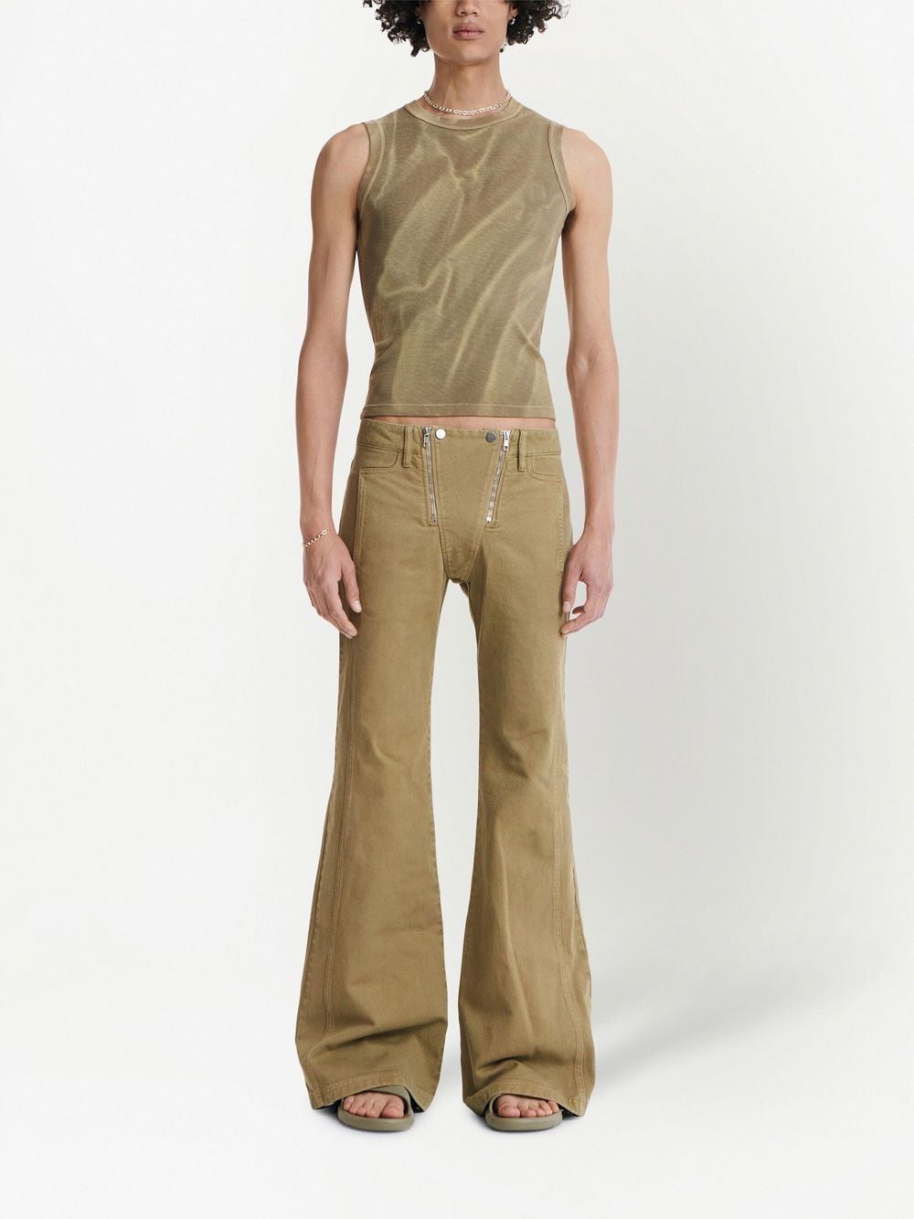 DION LEE Dion Lee Crinkle-Print Tank Top