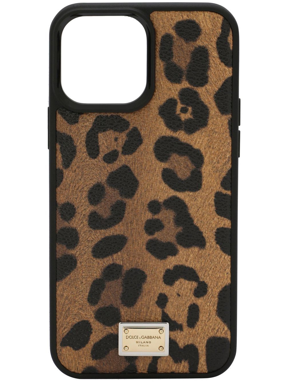 iPhone スマホ　ケース ブラウン ヒョウ柄　DOLCE＆GABBANA 残り1【新品】Dolce&Gabbana iPhoneケース ヒョウ柄 ブラウン