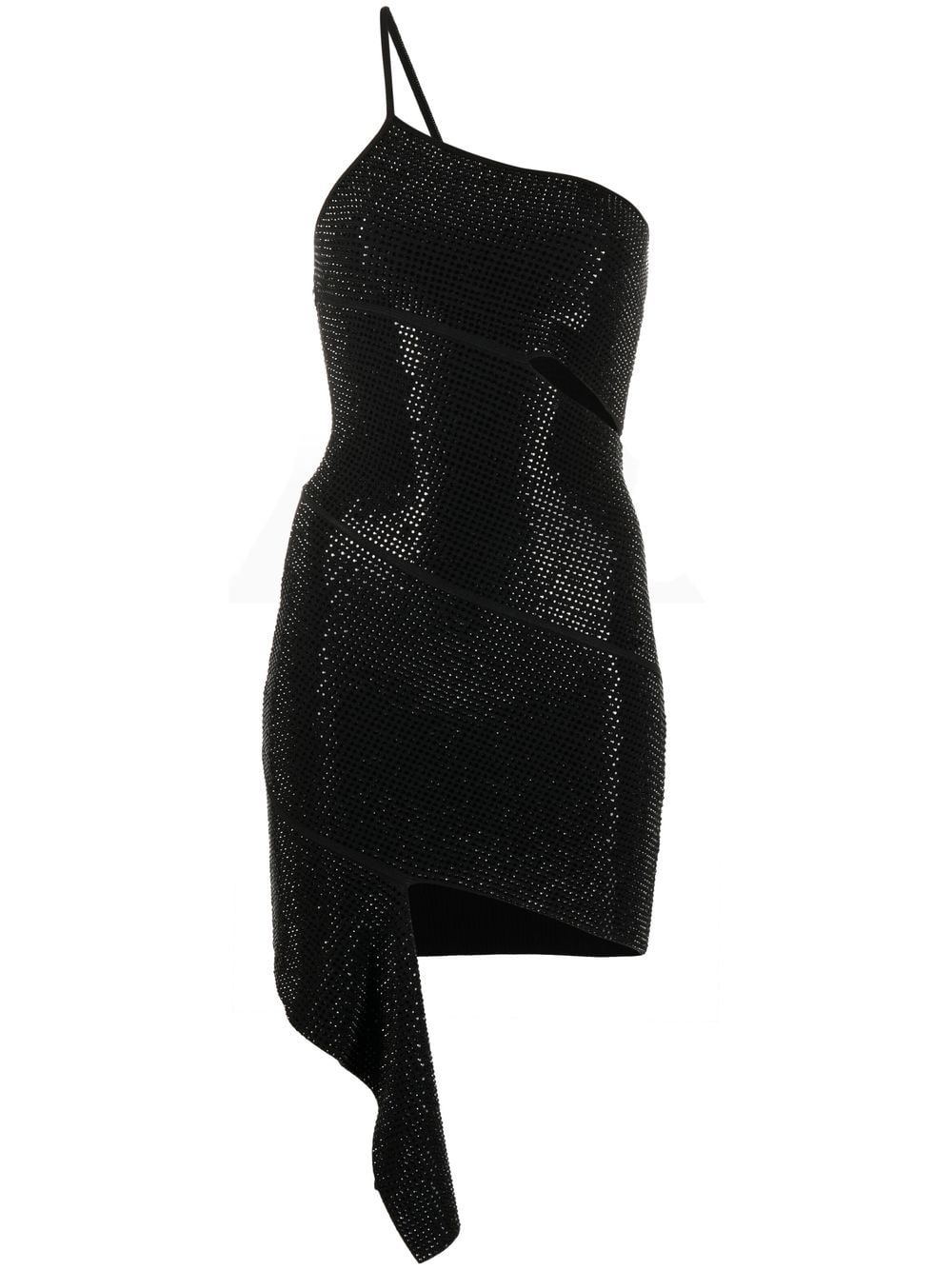 strapless open back dress Black Sequin One Shoulder Maxi Dress  AX Paris