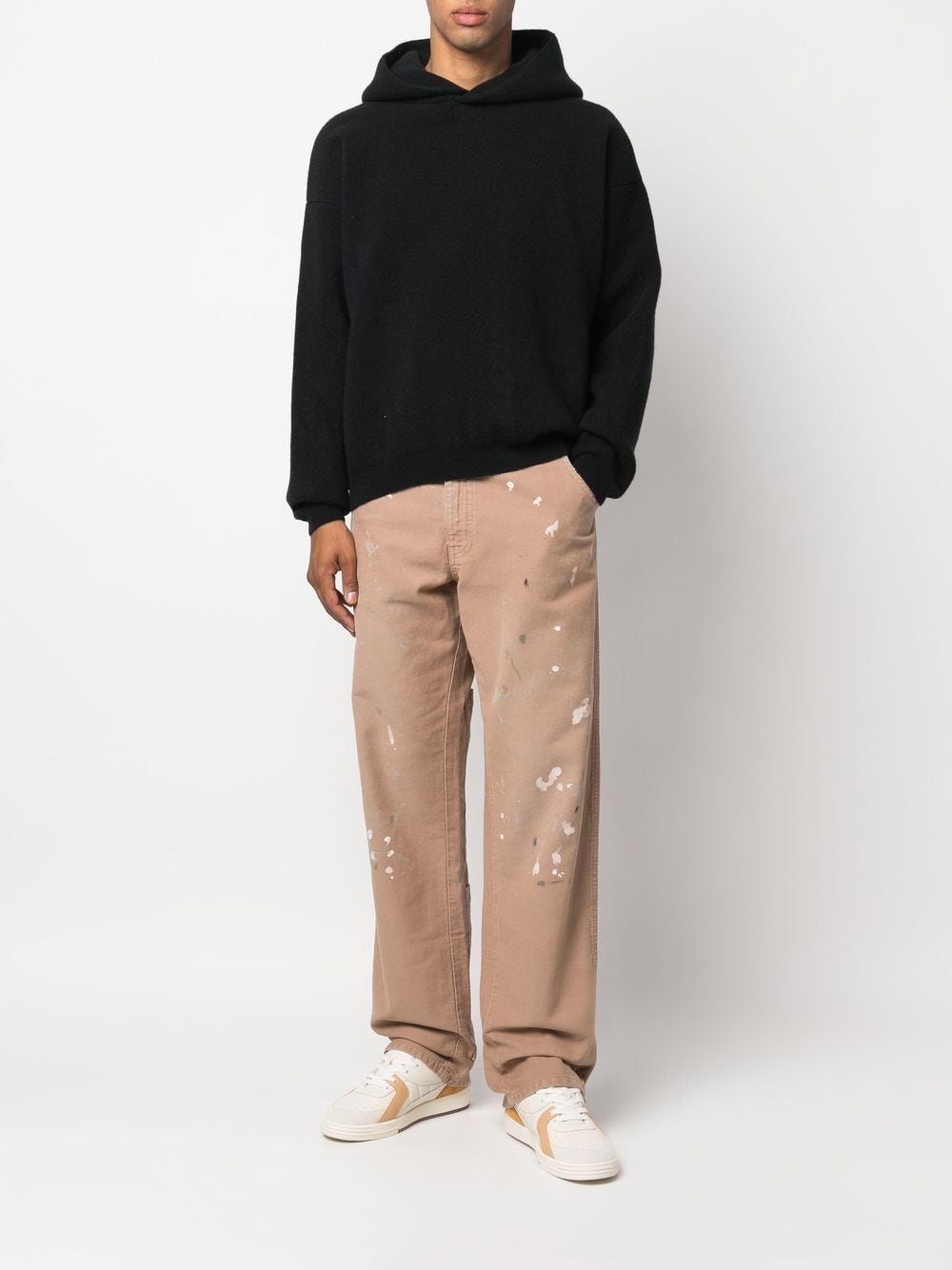 DARKPARK DARKPARK Paint-Splatter Patch Pocket Jeans